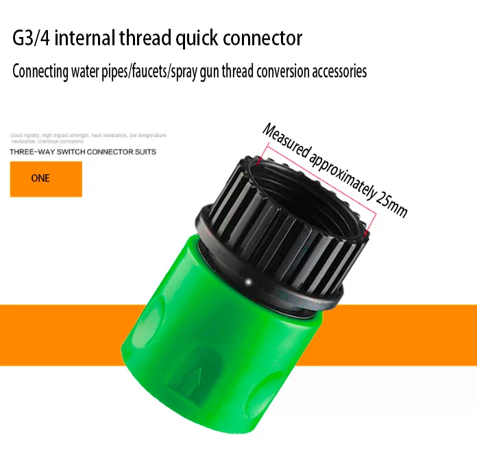 Plastic Multifunctional Faucet Accessories - Water Gun Quick Connectors ...