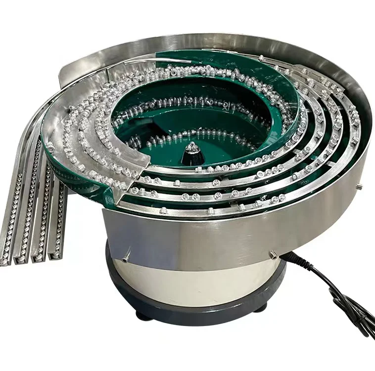 Double Tracks Vibration Bowl Feeder for Spring Screw Nuts Long Linear ...