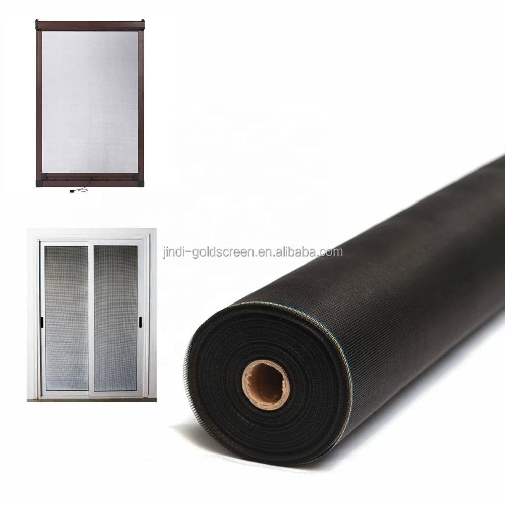 JINDI Waterproof PVC Coated Fiberglass Mesh Screen Doors