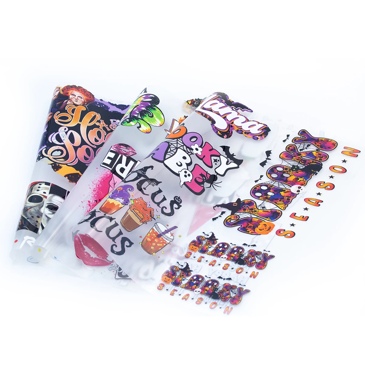 Halloween Ghost Terror Element Dtf Transfer Print Stickers Iron On ...