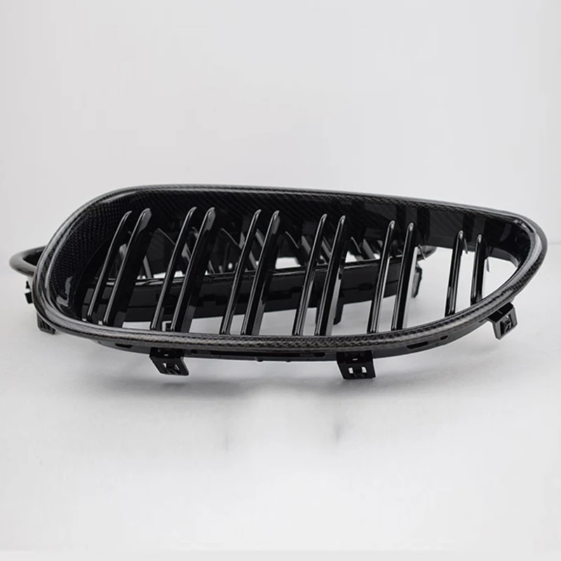 BMW E60 Grille Carbon Fiber Front Bumper Kidney Grille for Bmw 5 Series ...