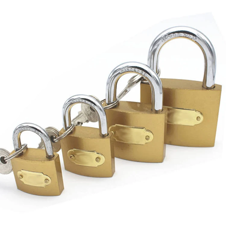 20/25/32/38/50/63/75mm Bronze Padlock High-grade Padlock Security Door ...