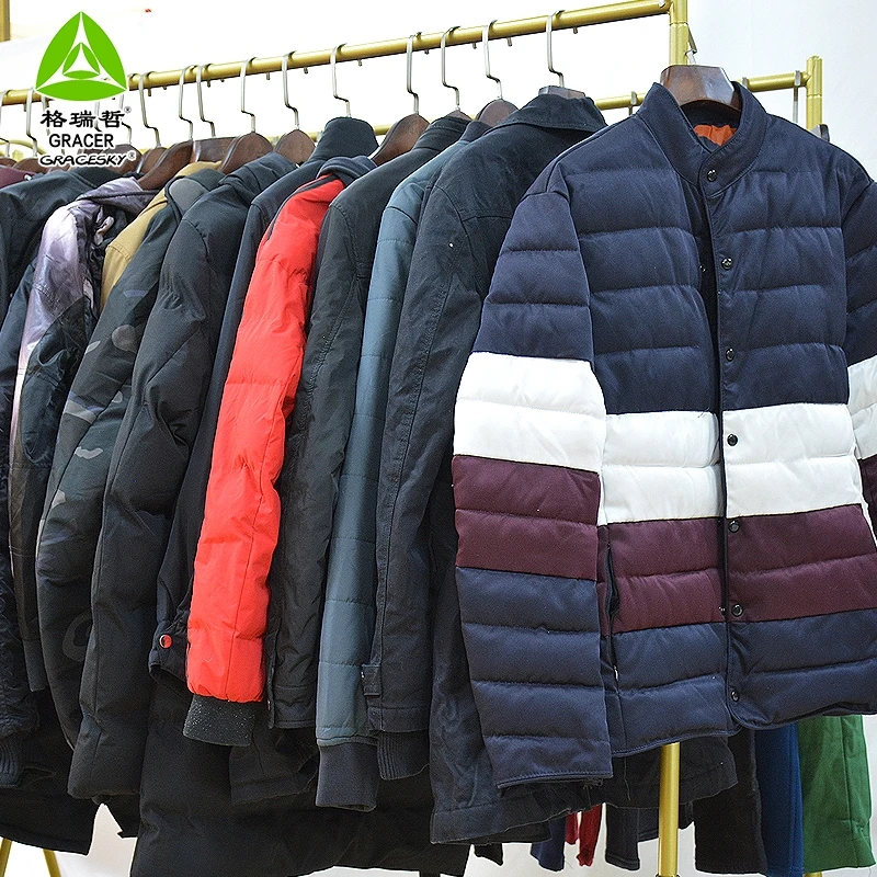 New Jersey Style Used Clothing High Quality in Bale Used Winter Jacket ...