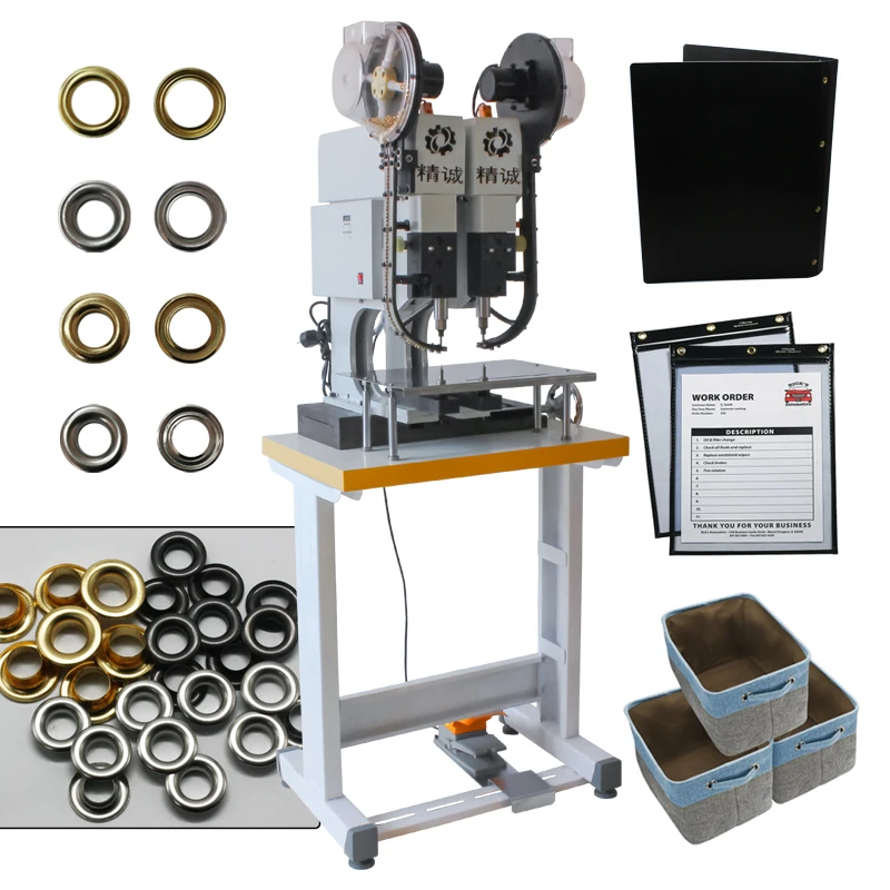 Automatic Eyelet Riveting Machine - Double Head Supplier