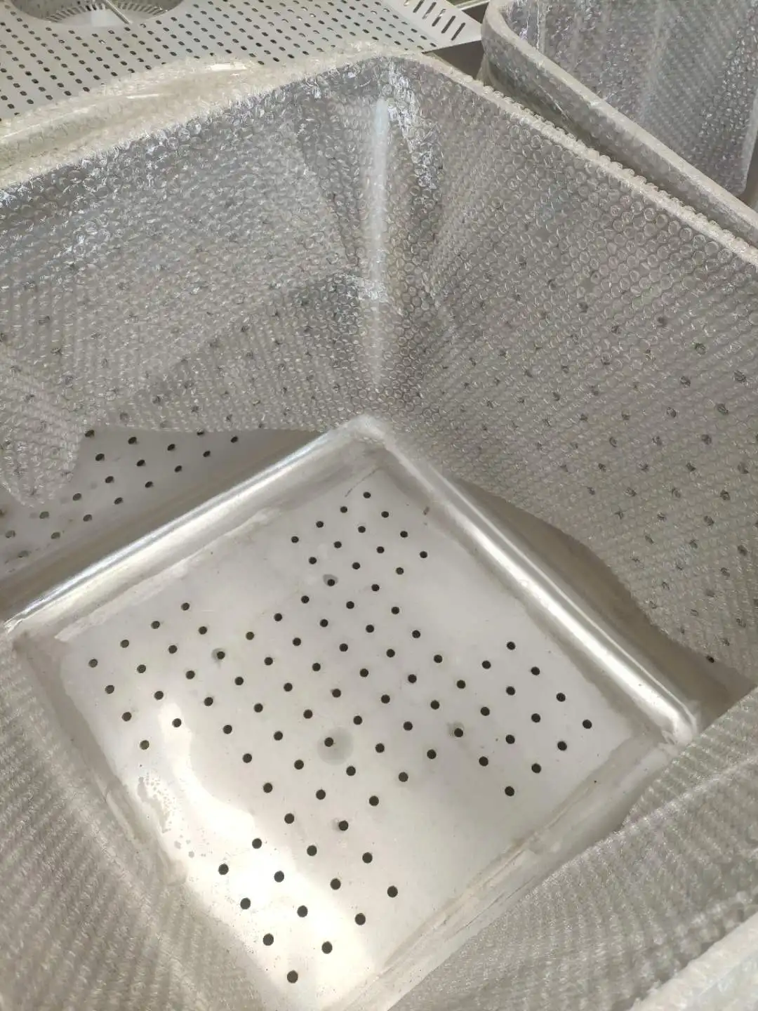 Industrial 200l Meat Processing Buggy Trolley Cart Factory Use Hopper ...