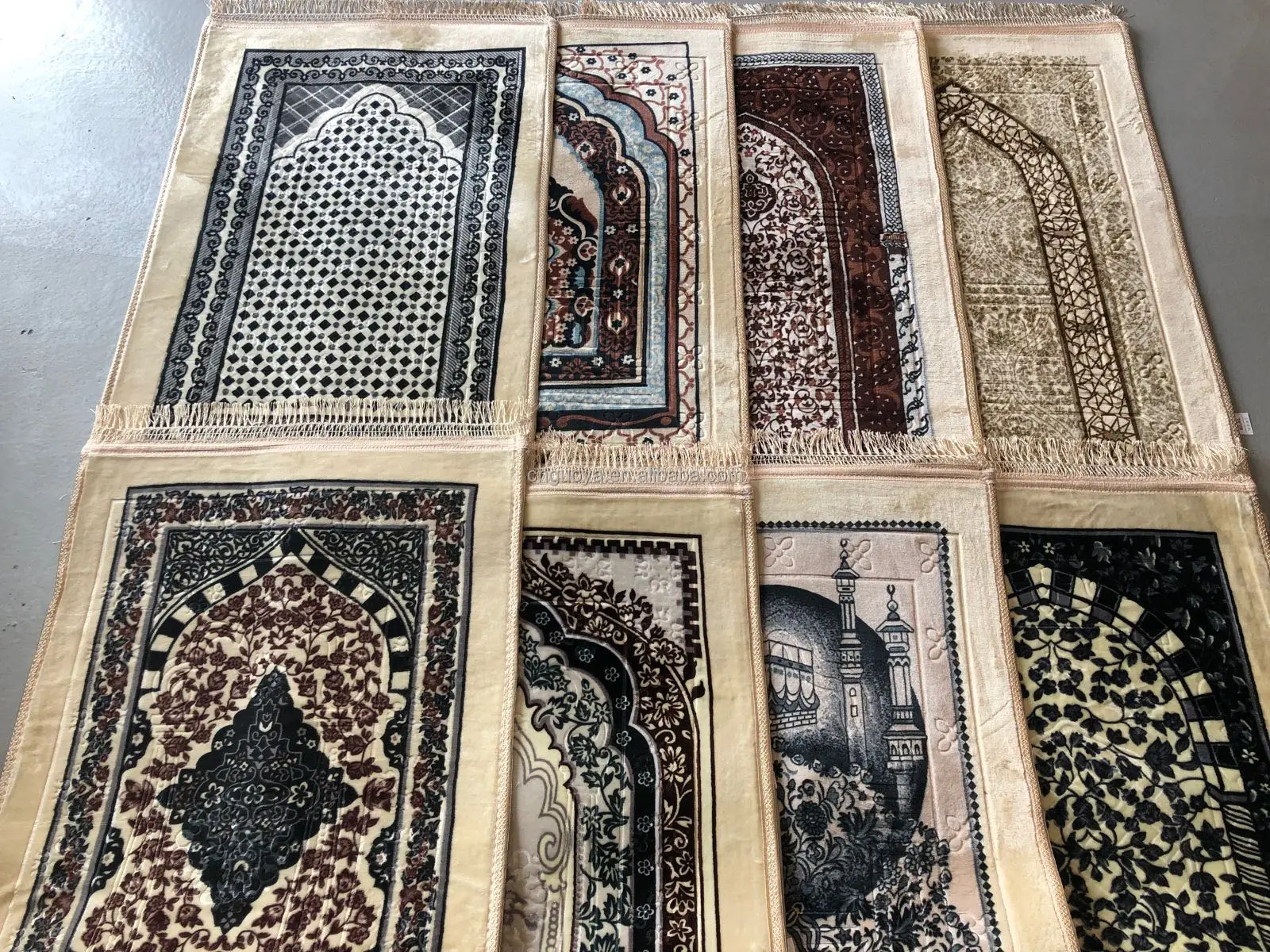 Manufacturer in Turkey Modern Sajadah Prayer Rug Washable Chenille ...