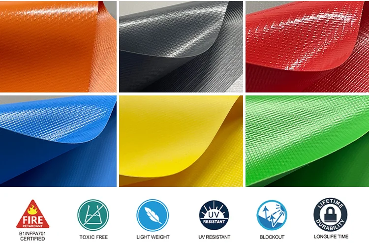 วัสดุถุงผ้าใบกันน้ำพีวีซี Flfx Weldable 500d - Buy 500d ผ้า Pvc ...