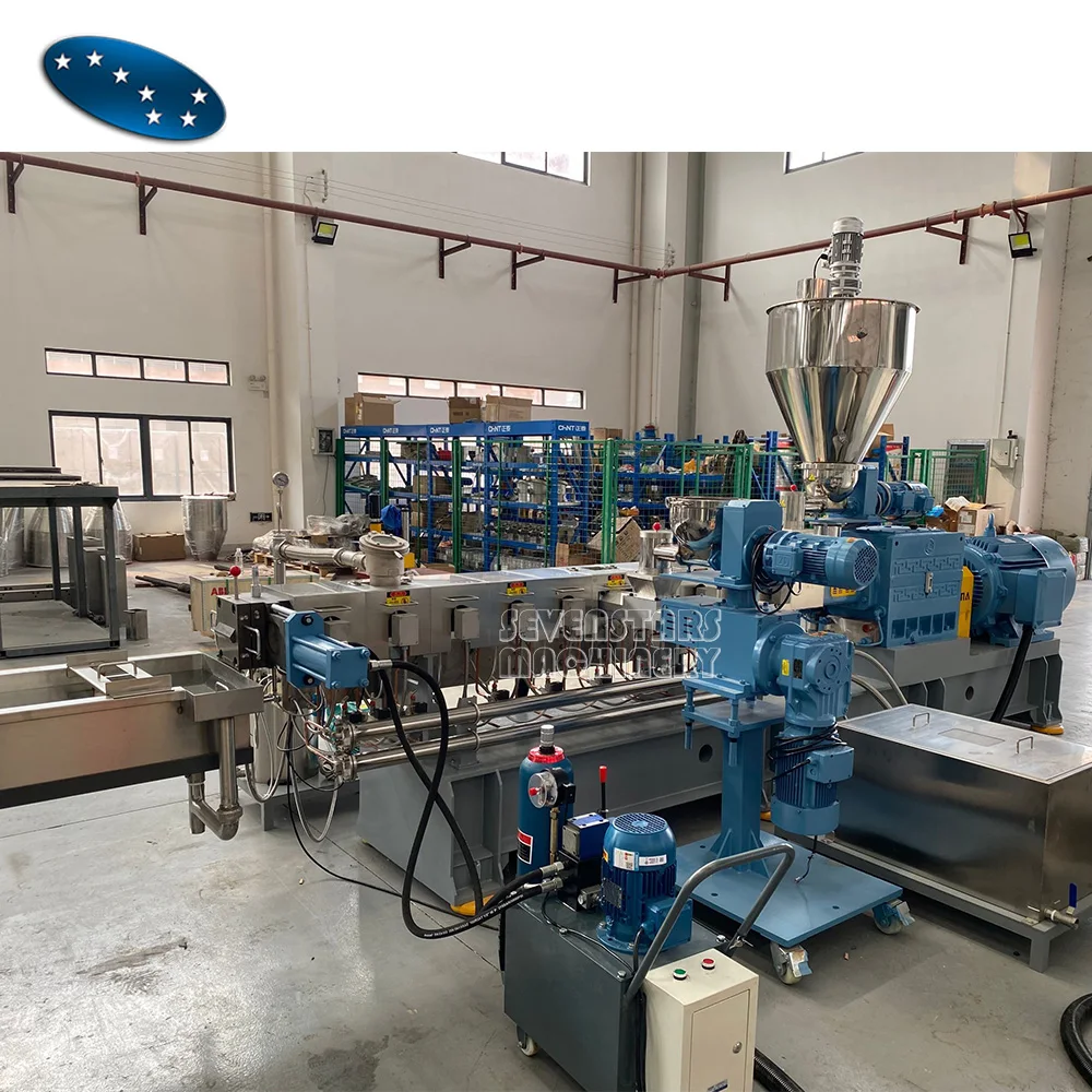 CaCO3 TiO2 Filler Masterbatch Machine Production Masterbatch Extruder ...