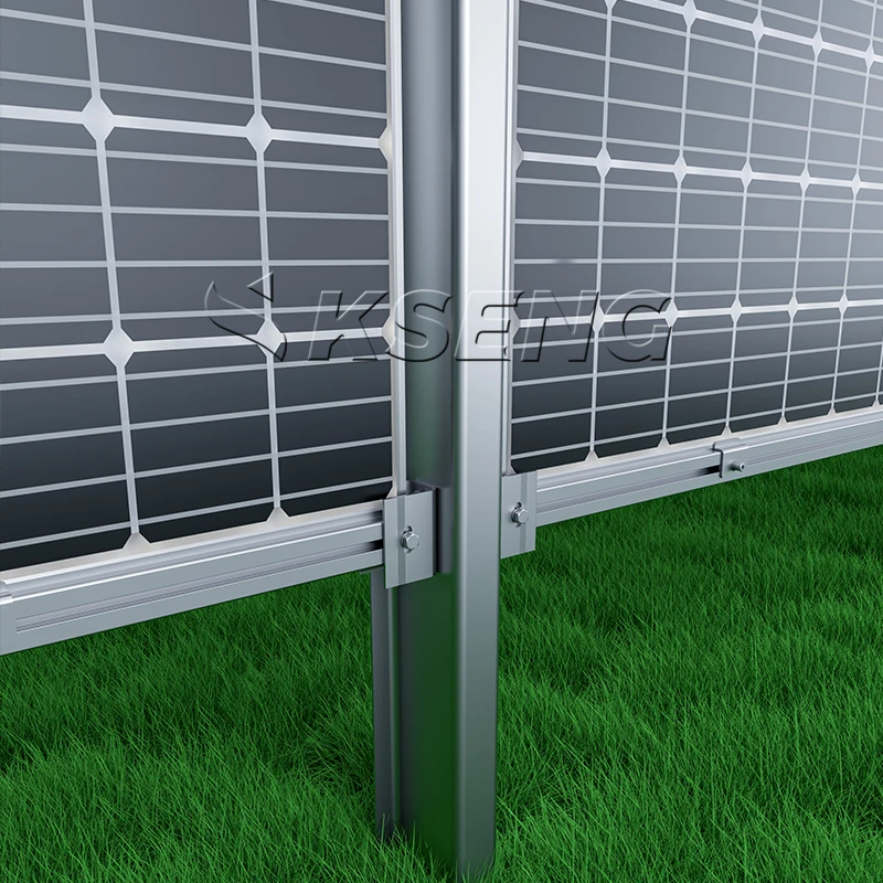 Hot Sale Ground Mount Solar Racking Systems for Vertical Solar Farms