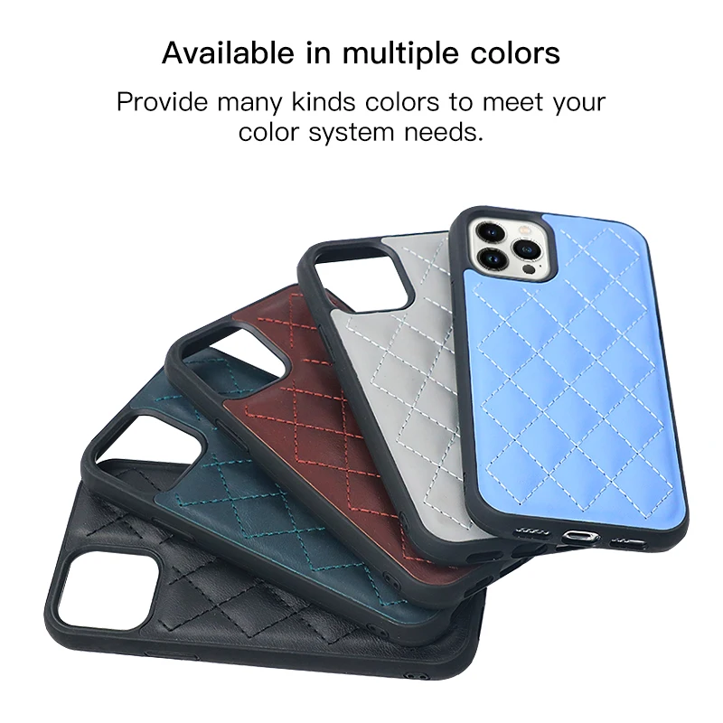 Manufacturer Leather Puffer Custom Puff Phone case for I Phone 15 Cases ...