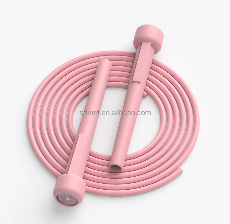 Pp Handle Skipping Rope Custom Logo Solid 5mm Pvc Jump Rope - Buy Jump ...