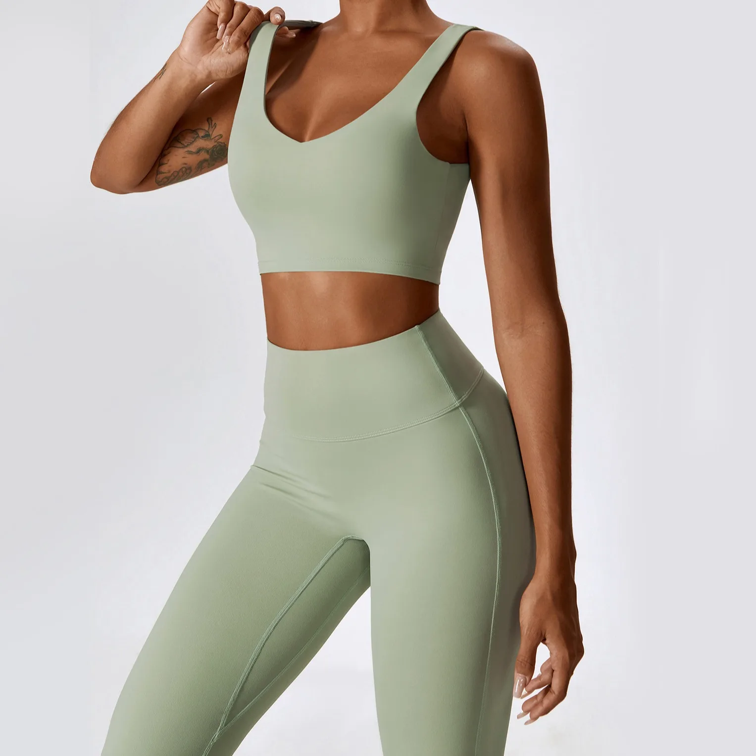 Custom Label Dance Activewear Gym Wear Fitness Yoga Scrunch Butt Lift ...