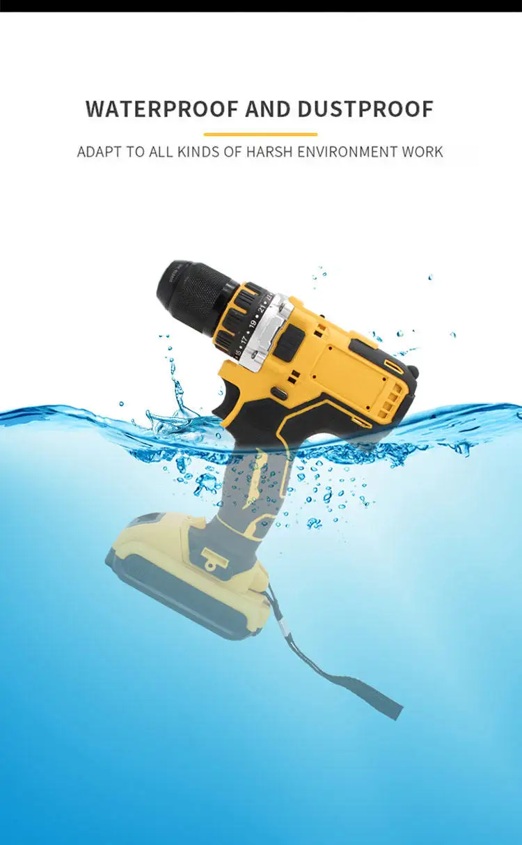 Ananke Tools Power Impact Drill Kit Electric Tools Handheld Battery ...