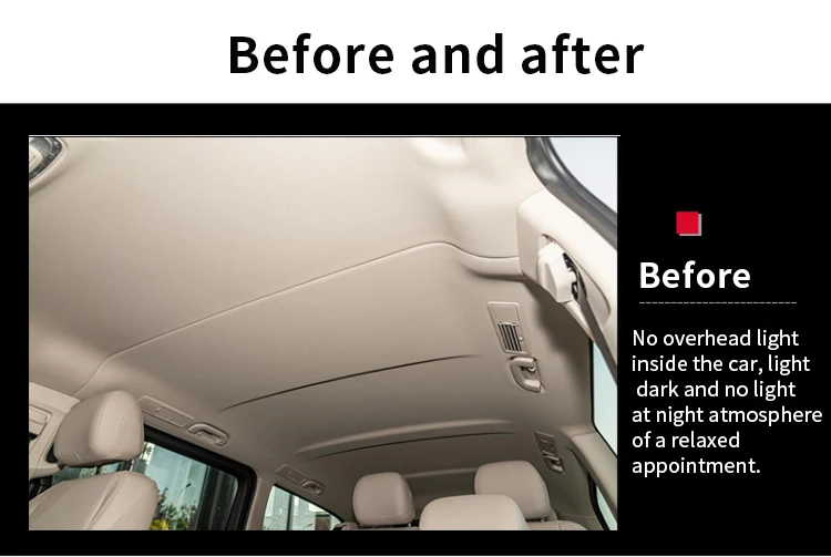 Luxury Medusa Car Ceiling LED Light - Perfect for Vito Vclass