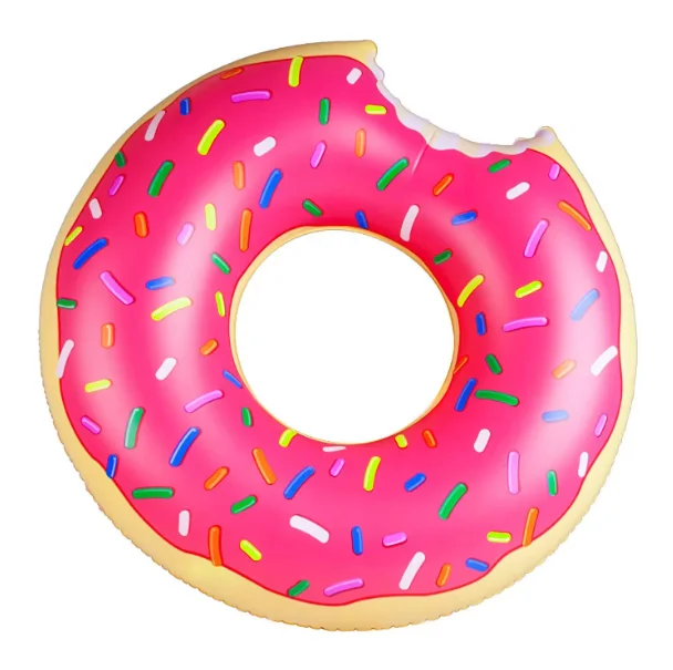 Customized Summer Party Inflatable Donuts Pool Floaters