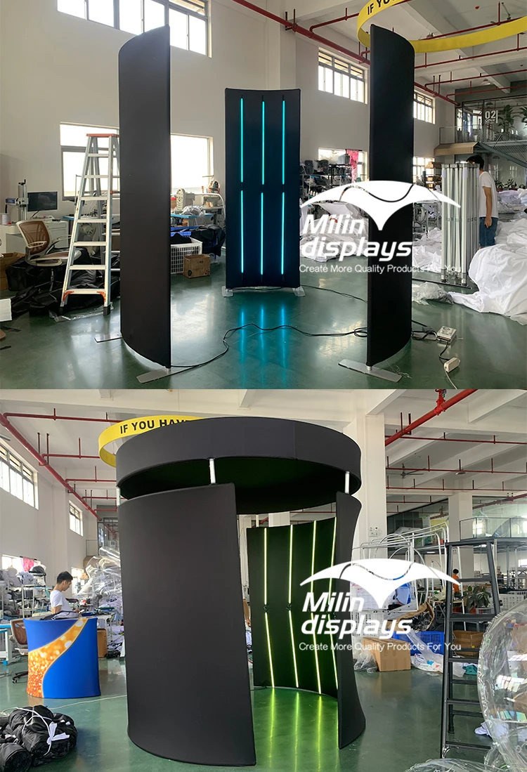 Hot Sale Portable Green Screen 360 Photo Booth Enclosure Backdrop Stand ...