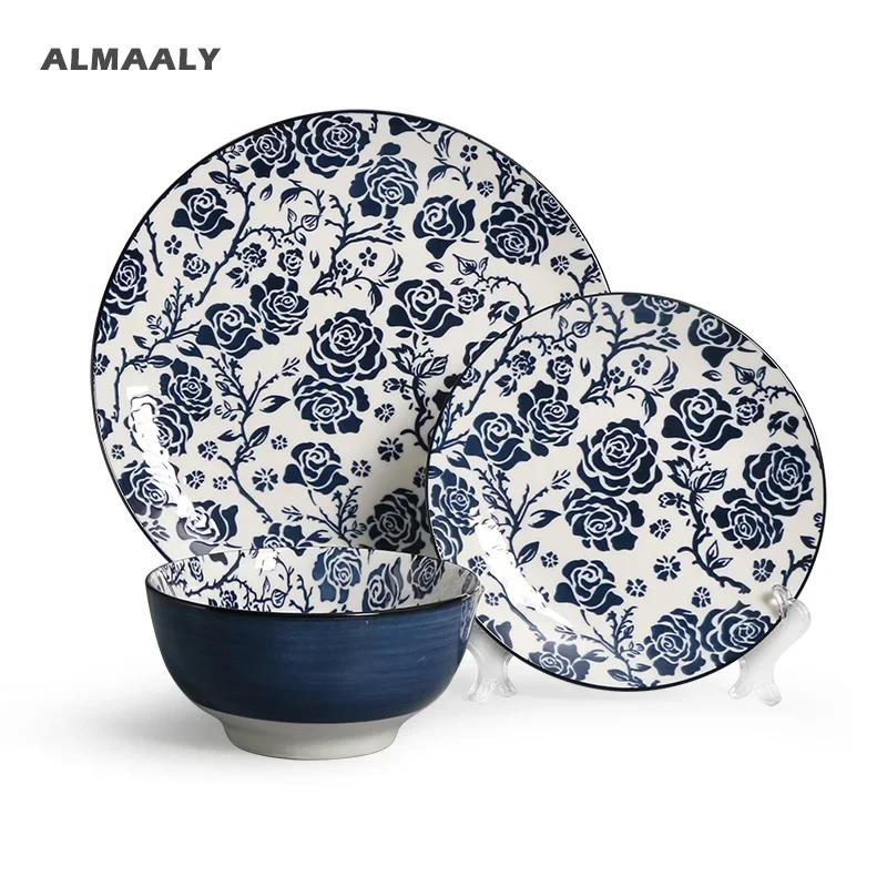 Wholesale Chinese Style Pad Printing Dinnerware Set Custom Logo Design ...