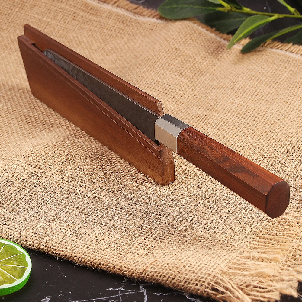 Knife Sheath Wooden Cover Kitchen Knife Guard Protector Sleeve For ...