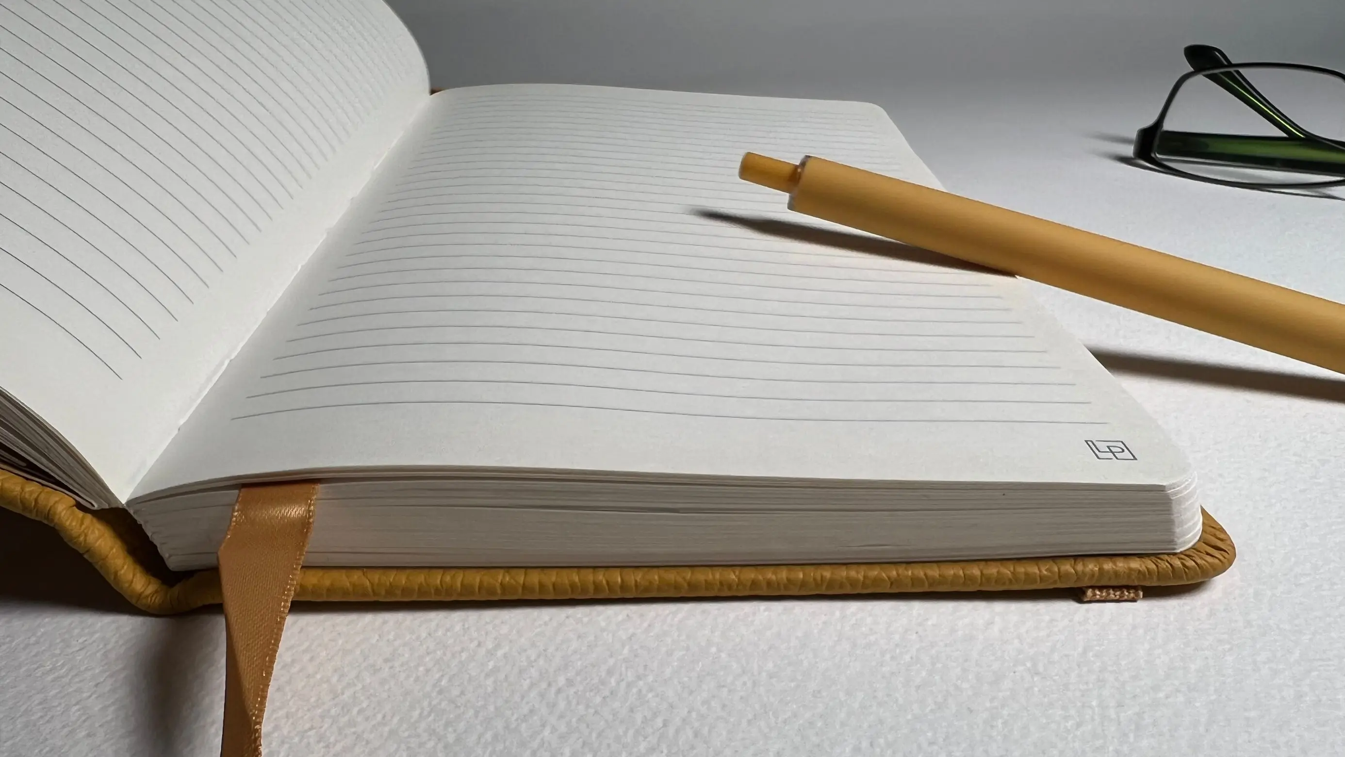 Custom Brand Logo Diary Notepad - A5 Size with Elastic Strap