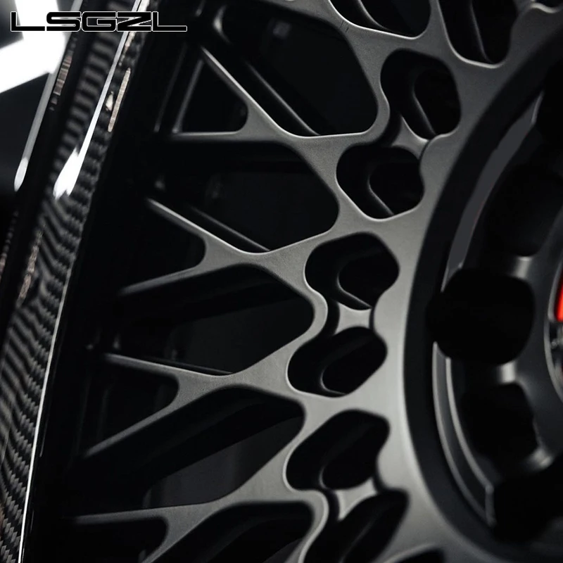 Carbon Fiber Sports Car Rims Forged Aluminum Alloy 5x114.3 5x120 5x130 ...