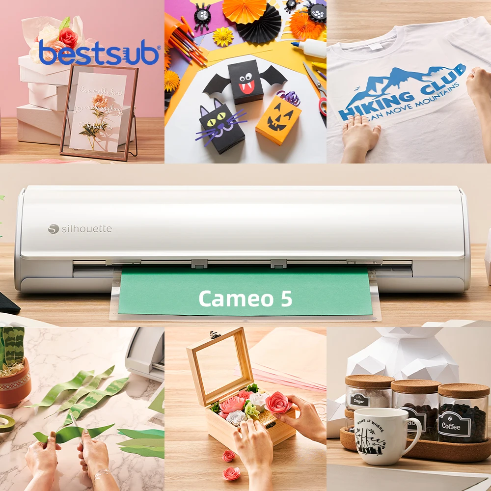 Bestsub Wholesale New Silhouette Cameo 5 Vinyl Cutter Plotter Glossy ...
