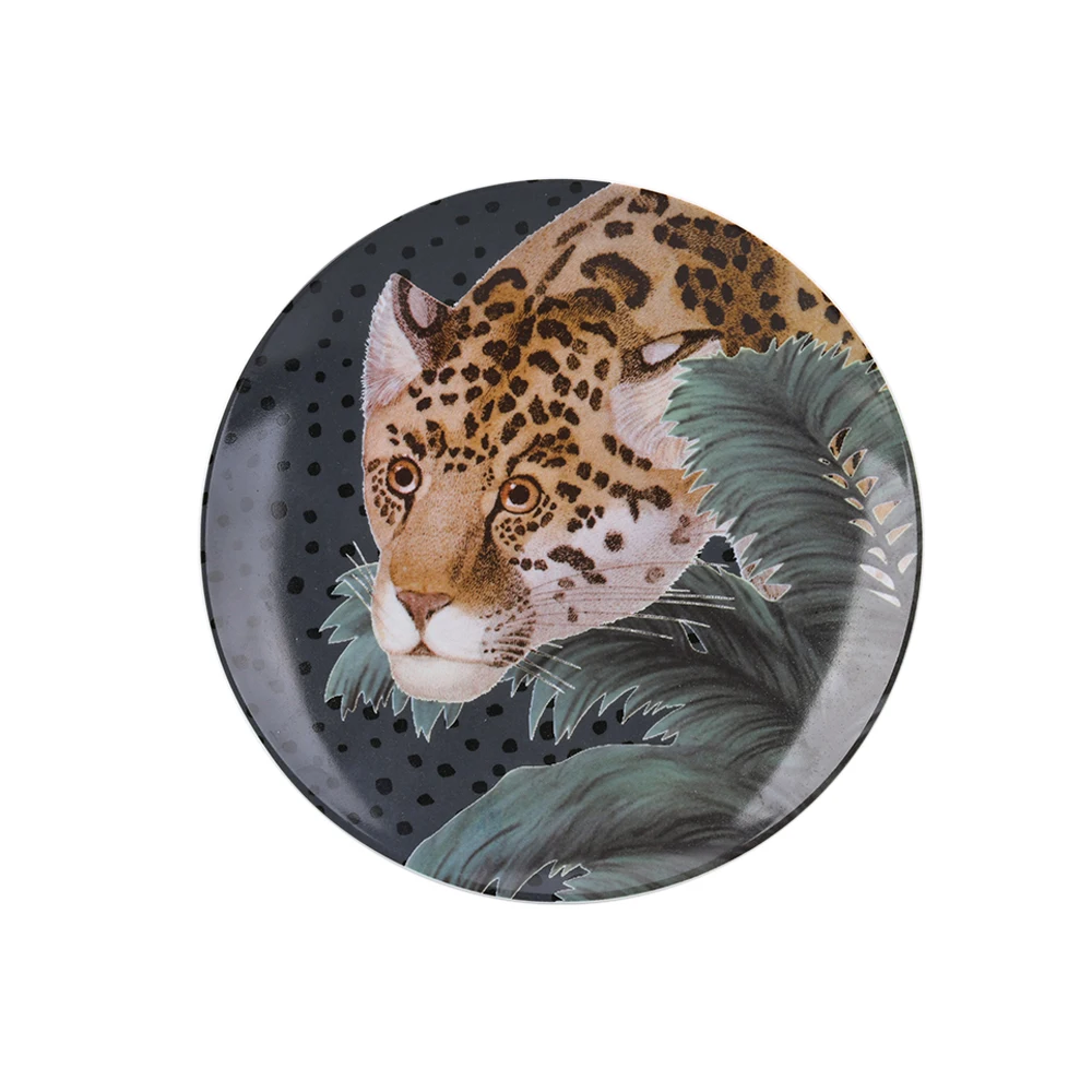 Hot Sale Tropical Animal Print Ceramic Serving Dinner Plates - Buy Bulk ...