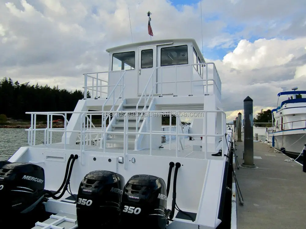 Grandsea 20m Aluminum Barge Ferry Boat - 1 Year Warranty