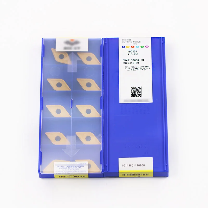 Zhuzhou Cnc Tungsten Carbide Cutting Tool Insert Dnmg110404-dm Ybc252 ...