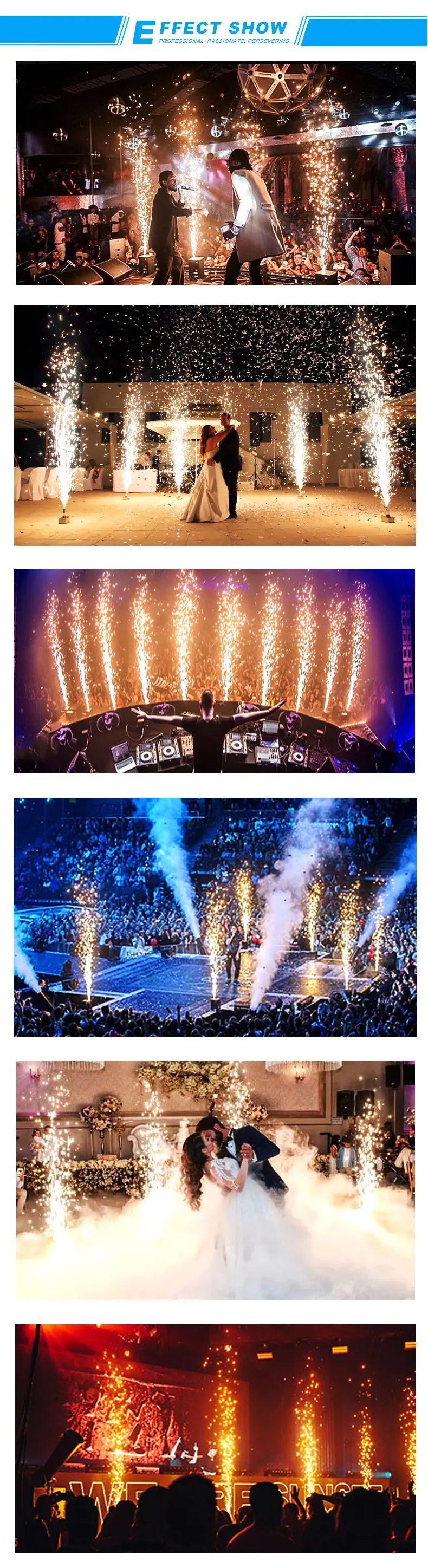 Spark Machine With Case Sprayer Gun Wedding Pyro Battery Operated Cold ...