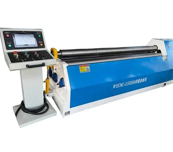 W12 Cnc 4 Four Rollers Hydraulic 4 Roll Plate Bending Machine With Ddp ...