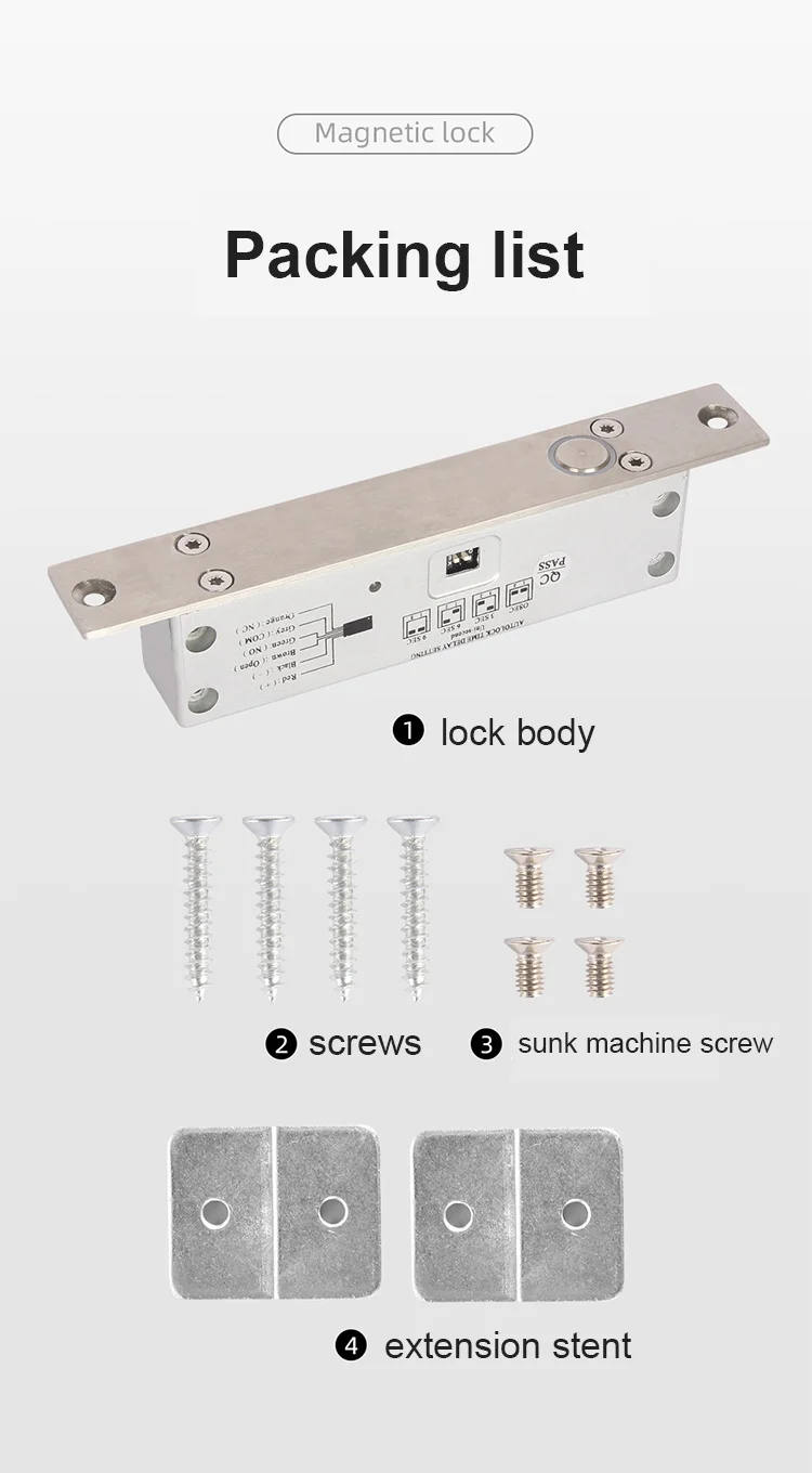 Stainless Steel Sliding Rotating Mortise Lock Cover Access Control Lock ...