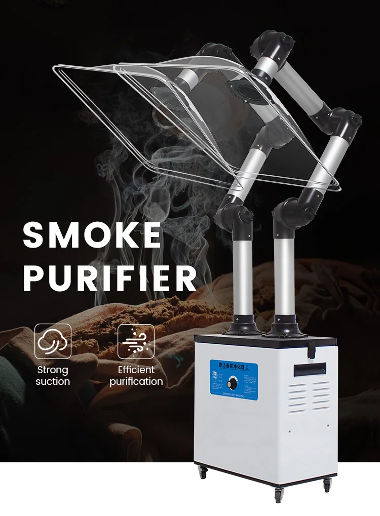 Factory Direct 200w Fume Exhaust System Moxibustion Smoke Absorber Air ...