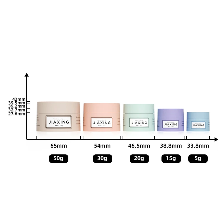 Elegant Cosmetic Jars - Perfect for Skincare & Cosmetics