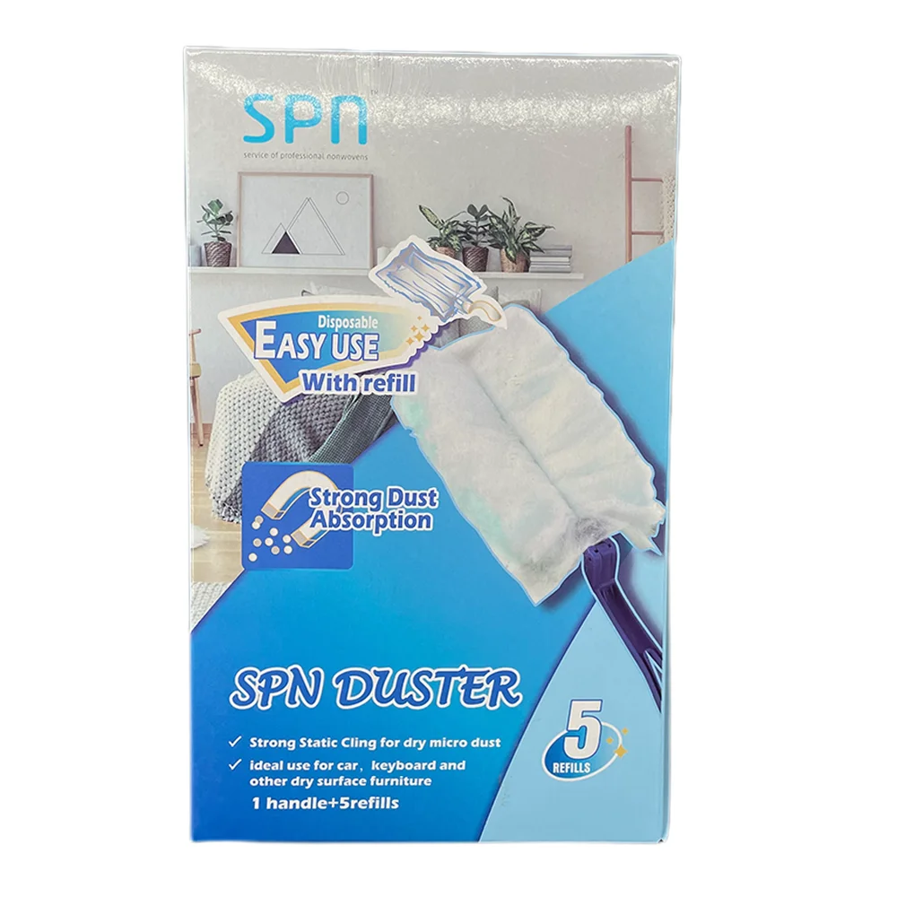 Short Handle Multi-Surface Soft Disposable Duster Refills 180 and 360 ...