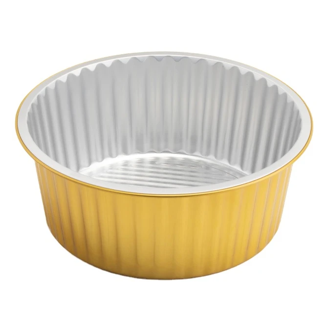 Disposable Aluminum Foil Cup Oven Bakery Microwave Safe Aluminum Foil ...
