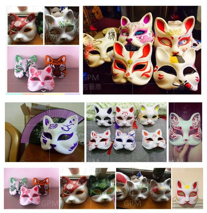 Alibaba.com: Funny Paper Fox Masquerade Masks for Kids, 2-3 designs ...