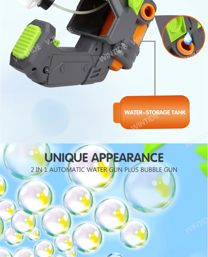 Hot Summer Outdoor Wedding Bubble Guns With Led Light Unisex Abs & Pc Plastic Automatic Bubble ...