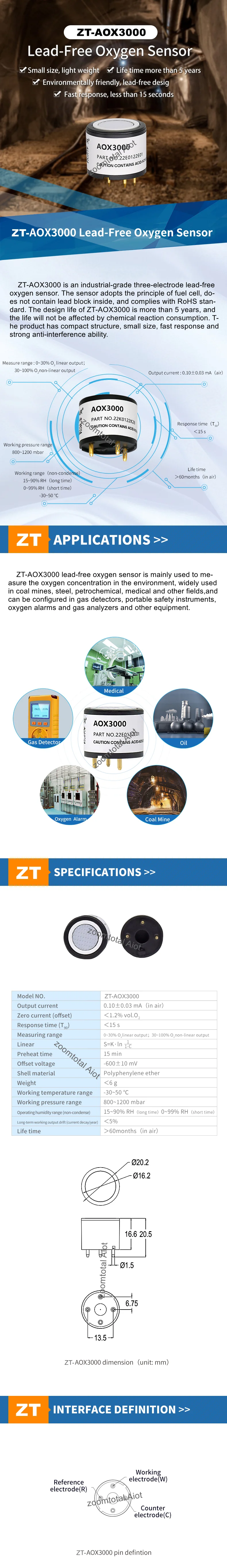 Principle Of Fuel Cell Industrial-grade Three-electrode Lead-free ...