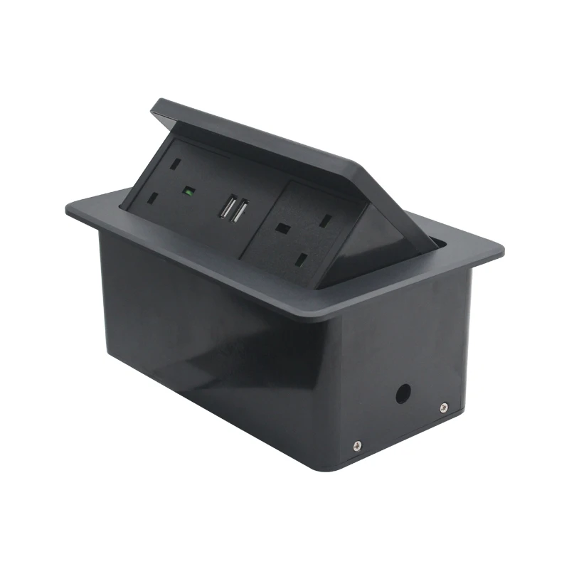 Factory Supply Double Usb Charging Uk Desktop Sockets Office Furniture ...