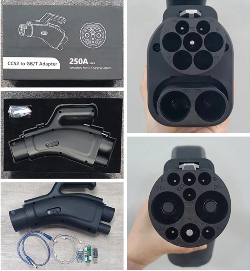 200A DC Charging EV Adapter CCS2 to GBT Connector Socket
