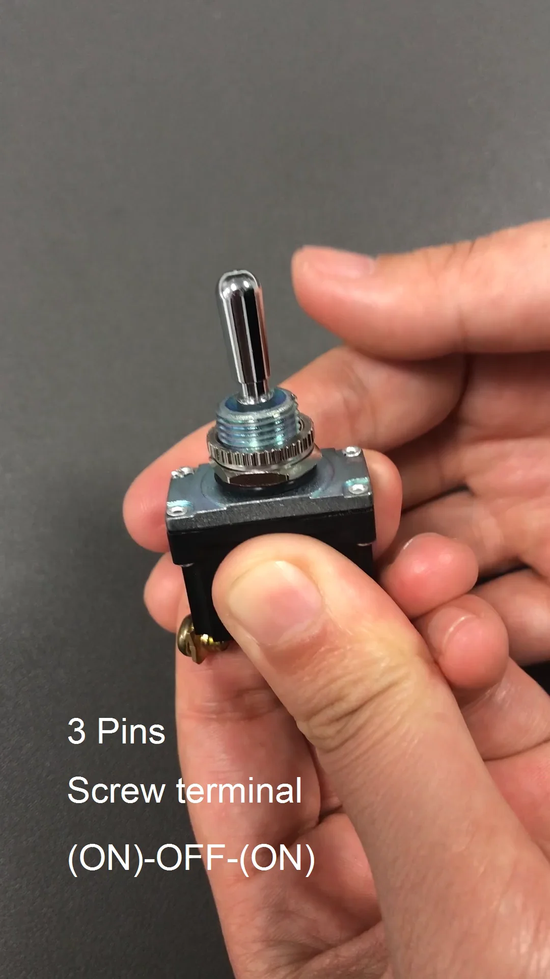 T501mw Waterproof Double Momentary Toggle Switch Center Off Screw ...