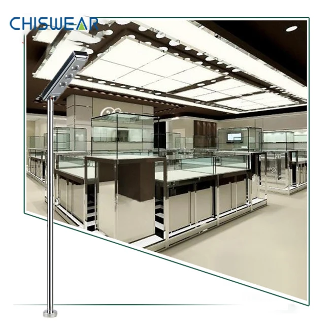 Factory Direct Sale Customized Rotatable Jewelry Showcase Lighting,Led ...