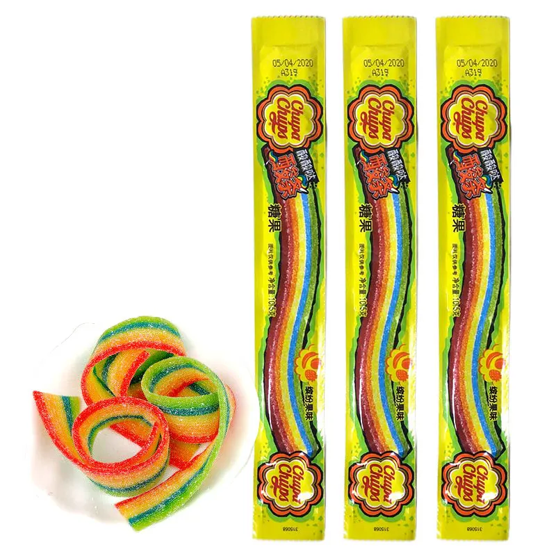 Fruity Rainbow Candy Belt - Enjoy Multi-Colored Gummies