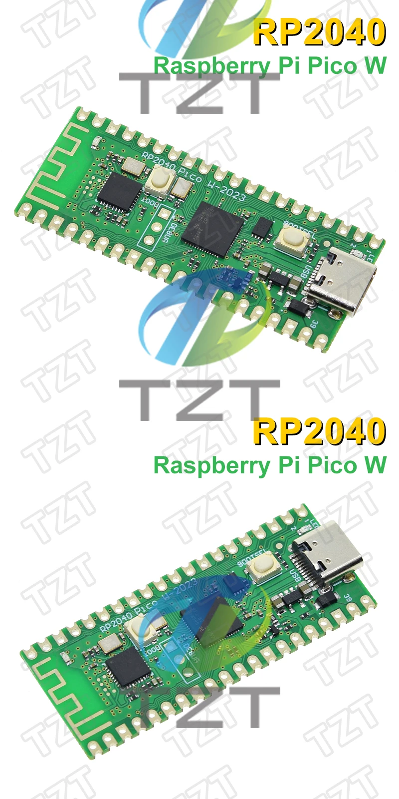 Rp2040 Raspberry Pi Pico W Board With 2.4g Wifi Micro Dual-core 264kb Arm Microcomputers High ...