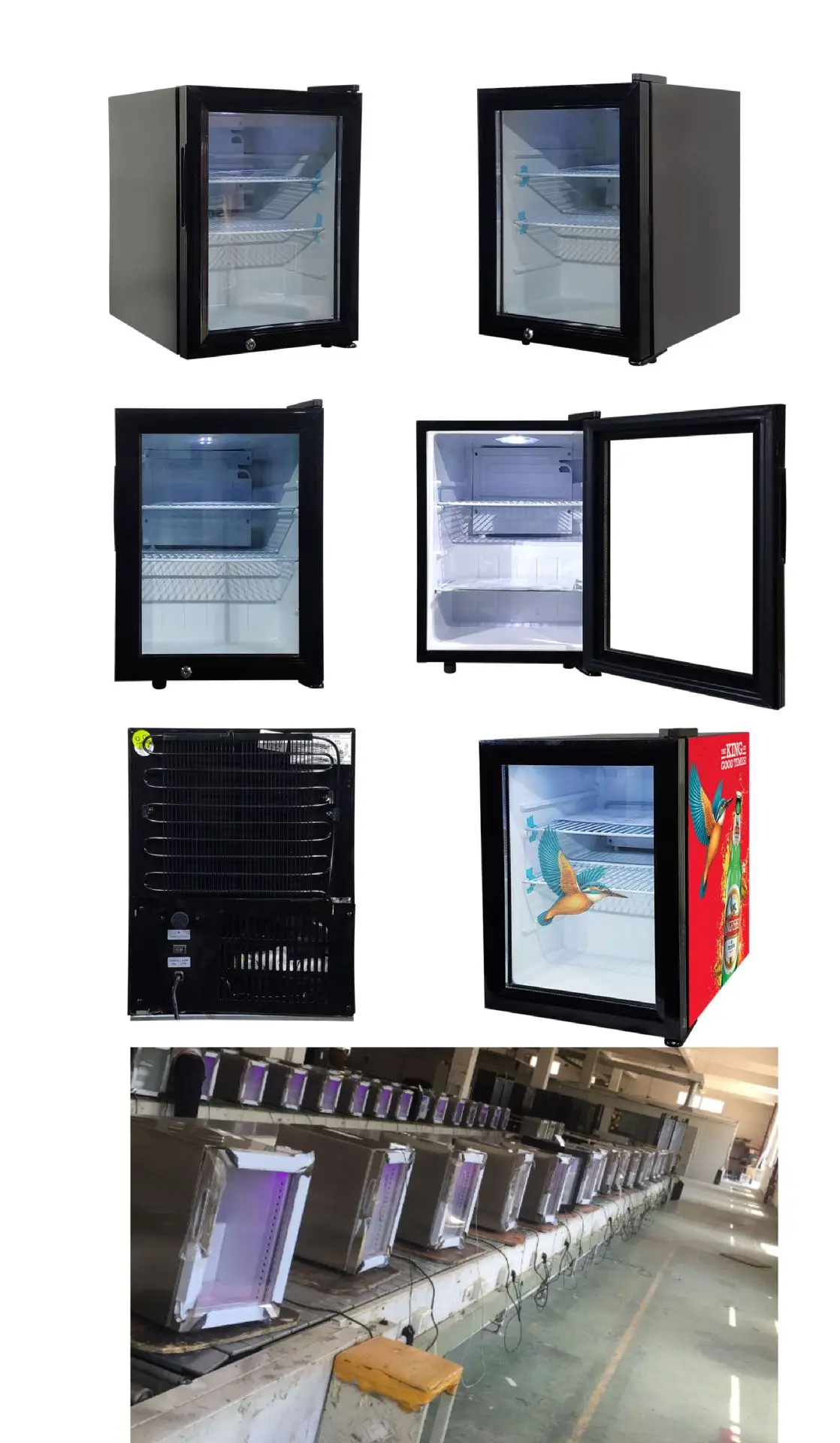 35 Liter ODM OEM Single Door Mini Fridge Countertop School Classroom ...
