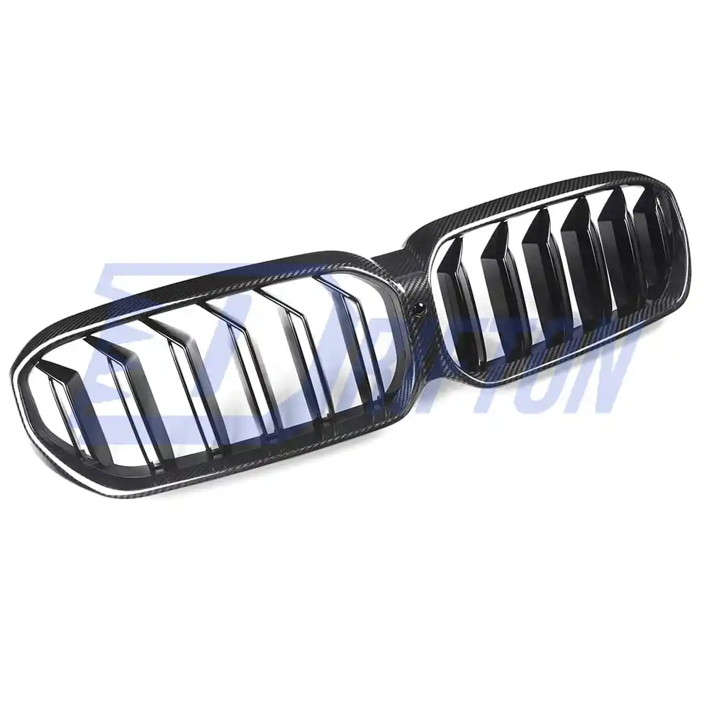 Dry Carbon Fiber Dual Slat Grille For Bmw 5 Series G30 Lci - Buy Front ...