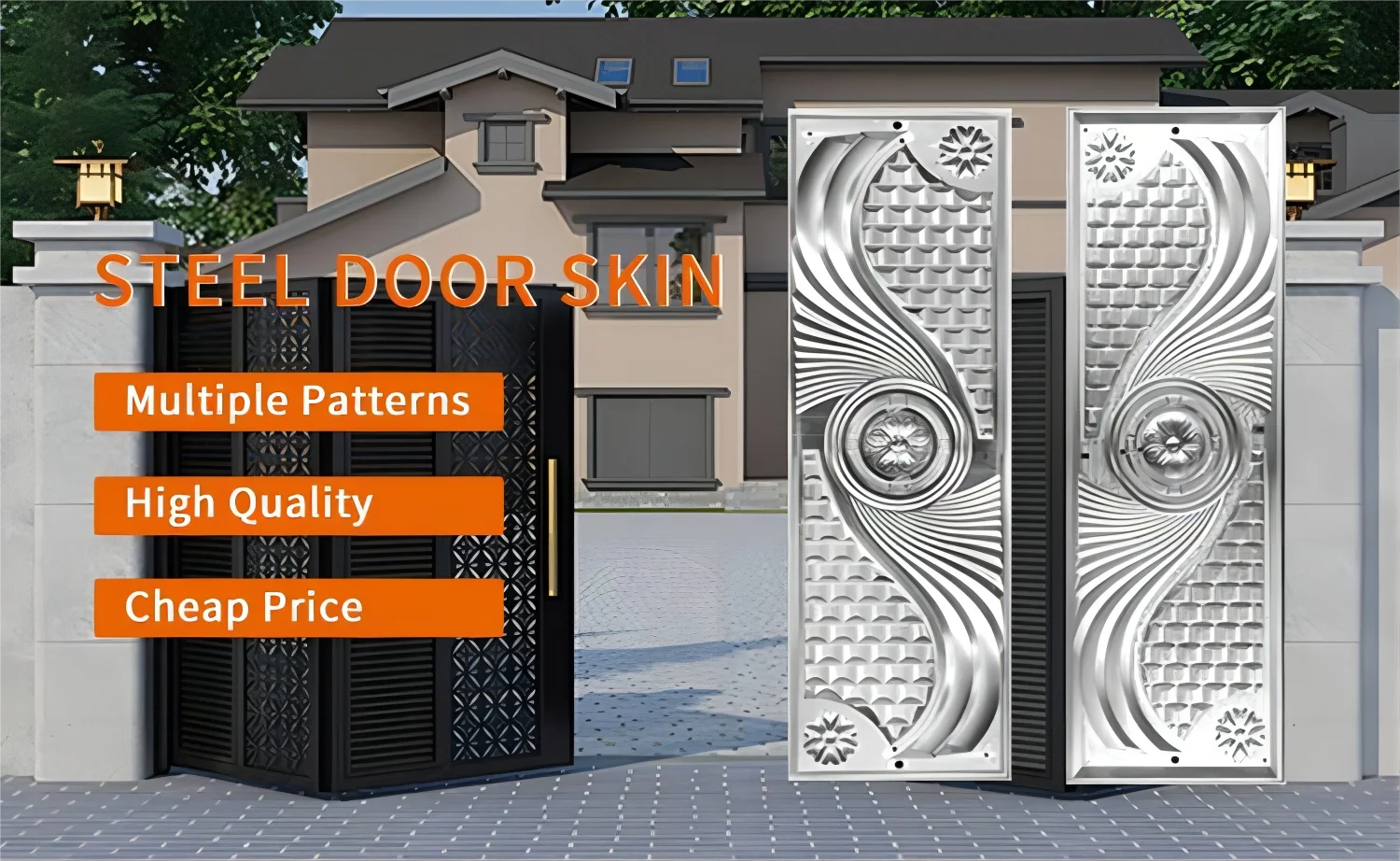 Metal Sheet for Door - Durable Steel Door Skin Solutions