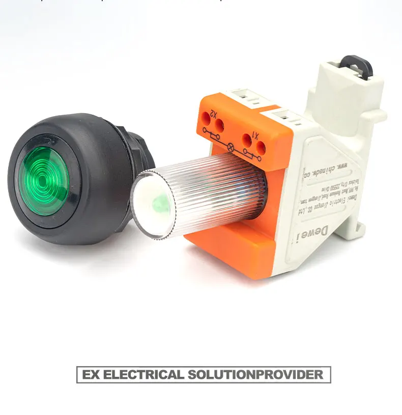 Atex Iecex Explosion-proof Plastic Push Button Switch With Led Lamp For ...