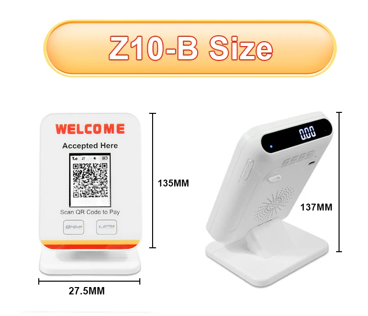 4G/WIFI QR Code Payment SoundBox E-wallet Payment Collection Stand With ...