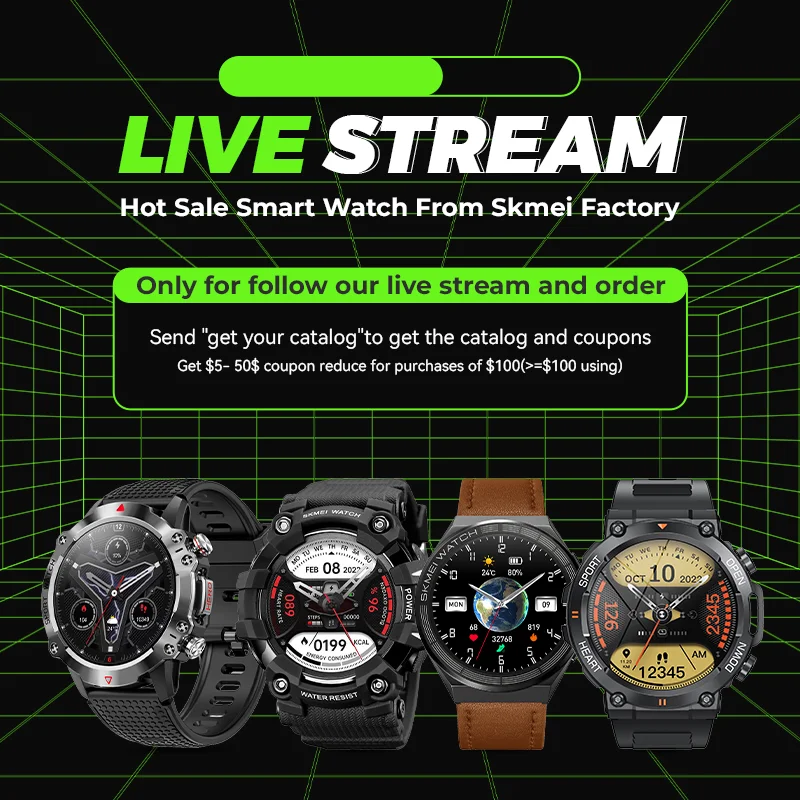 Custom outdoor sports smart watch LIVE STREAM Product Show Stream 2023 ...